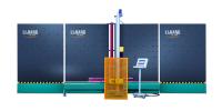 China Touch Screen Interface Low E Coating Edge Deletion Machine for sale