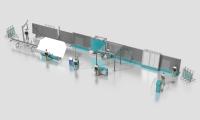 China Full Automatic Flat Press Double Glass Machine , Double Glazing Equipment for sale