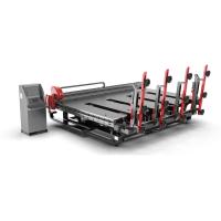 China CNC Glass Cutting Machine With Cutting Table And The Breaking Table for sale