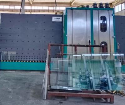 China machine à laver en verre verticale de 15 millimètres avec les pinceaux de 3 paires for sale