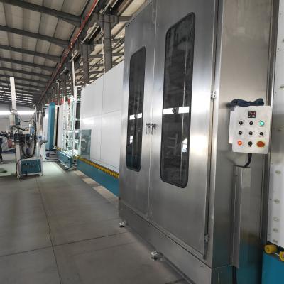 China Vertical Insulating Glass Production Line Stepped IG Triple IG And Shaped IG Glass for sale