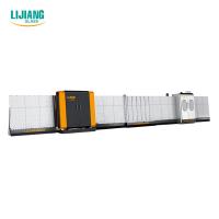 China Vertical Hollow Double Layer Insulating Glass Machine Automatic Positioning Roller Press for sale