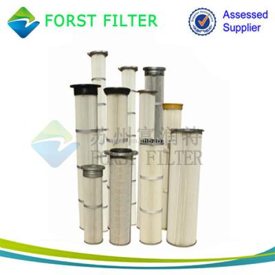 China FORST High Temperature Cement Plant Pleated PTFE Bag Filter Supplier for sale