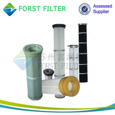 China FORST Industrial Polyester Material Pleated Bag Air Filter Manufacturer for sale