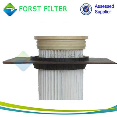 China FORST Hepa Dust Filtration Type Cement Plant Pleated Filter Bag for sale