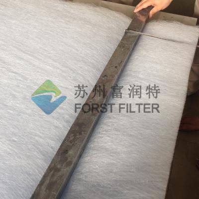 China FORST Green and White Paint Spray Booth Floor Filter Roll for sale