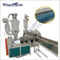 China LLDPE EVA Corrugated Pipe Machine with 2 Extruder Systems for Vacuum Cleaner Hose Production for sale