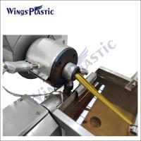 China LLDPE EVA Corrugated Pipe Machine with 2 Extruder Systems for Vacuum Cleaner Hose Production for sale