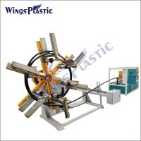 China HDPE PVC Water Pipe Making Machine 16-110mm Diameter Range with PLC Control and Vacuum Sizing System for sale