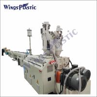 China HDPE Plastic Pipe Extruder Machine with 45-150mm Screw Diameter and 60-1350kg/h Output Capacity for sale