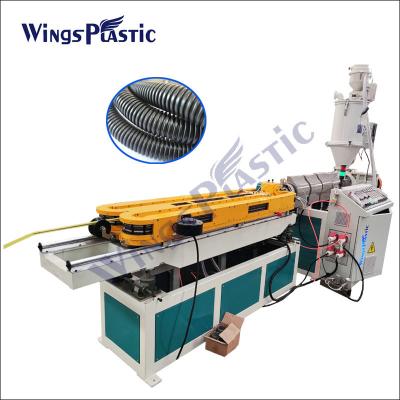 China Mangueira ondulada que faz a PA do PE da máquina a máquina plástica da extrusora para o protetor do cabo for sale
