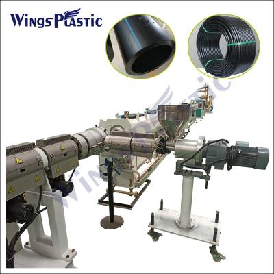 China PLC Control hdpe pipe making machine hdpe pipe extruder machine plastic water pipe making machine for sale