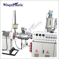 China Automatic PPR HDPE Pipe Making Machine with 16-110mm Diameter Range and 150-200kg/h Capacity for PP Fiber Reinforced Pipe Extrusion for sale