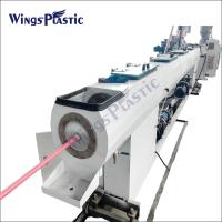 China Automatic PPR HDPE Pipe Making Machine with 16-110mm Diameter Range and 150-200kg/h Capacity for PP Fiber Reinforced Pipe Extrusion for sale