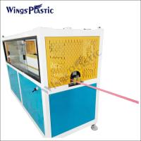 China Automatic PPR HDPE Pipe Making Machine with 16-110mm Diameter Range and 150-200kg/h Capacity for PP Fiber Reinforced Pipe Extrusion for sale