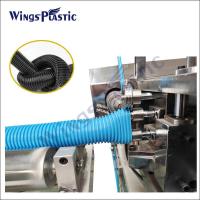 China Automatic EVA Retractable Hose Pipe Extrusion Machine 50mm Flexible Corrugated for sale