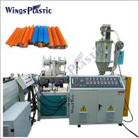 China HDPE PE Microduct Optical Cable Protection Casing Pipe Extrusion Making Machine Line 110KW for sale