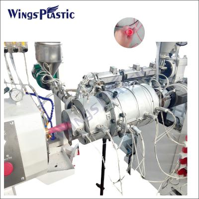 Cina 150-220 kg/h 20-110 mm Hdpe Pipe Extruder Machine in vendita