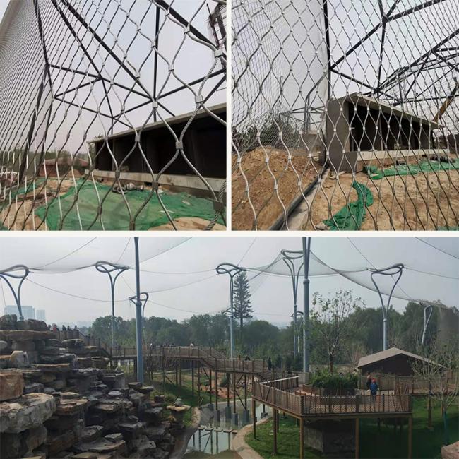 Плетение сетки веревочки провода нержавеющей стали Анти--падения для сетки большой возвышенности/веревочки нержавеющей стали