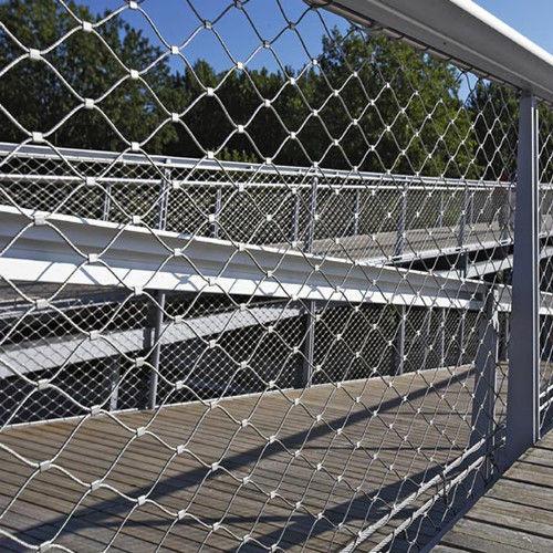 Maglia di qualità superiore del nastro metallico di architettura di progettazione degli ss 316/304/rete metallica decorativa di acciaio inossidabile