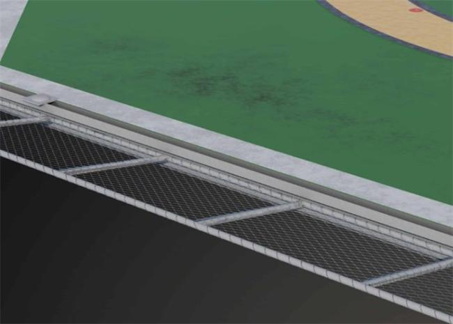 Helideck mesh application: 1. offshore 2. helideck 3. plant climb 4. guard fence 5. protection mesh for animal 