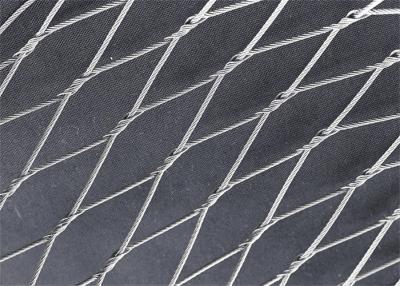 Cina 304 su misura X tendono la maglia del cavo, il cavo tessuto Mesh Garden Fence della balaustra in vendita