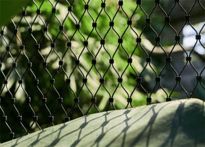Cina cavo metallico Mesh Bird Wire Rope Netting 304L dell'ossido del nero del puntale 316L per lo zoo in vendita
