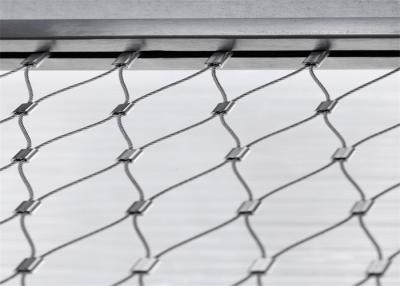 Cina AISI 316 X tendono salita di Mesh Fencing Lin Railing Safety Inox del cavo metallico l'anti che recinta i pannelli in vendita