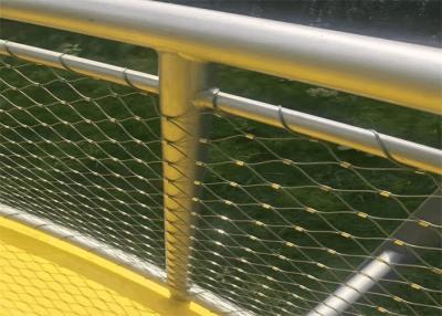 Cina Giardino saldato amaca che recinta l'inferriata delle scale di Mesh Trapezoid Rhombus Shape For del cavo piena in vendita