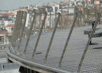 Cina 304 316L balaustra Mesh Infill, reti di sicurezza della barriera della scala della riva del fiume di acciaio inossidabile in vendita