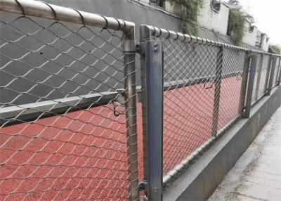 중국 발코니를 위해 탄력적인 판 레일 316 스테인레스 강 로프 메쉬 4.0 밀리미터 판매용