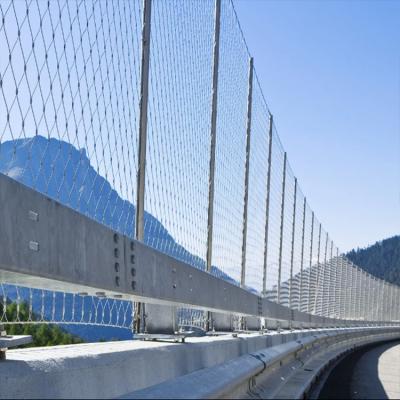 중국 현수교를 위해 페룰을 달게 한 304개의 스테인리스강 케이블 순수한 와이어 로프 메쉬 판매용