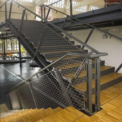 Cina Gli ss annodati cablano il cavo intrecciato balaustra netta Mesh Stair Railing dei corrimani 7×19 in vendita
