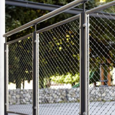 Cina Recinto Screen Mesh, acciaio inossidabile normale tessuto 316 Mesh For Stair Railing del balcone di Inox in vendita
