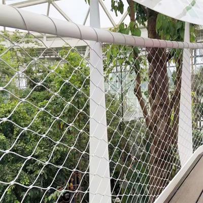China 7X7 Balcony Stainless Steel Safety Net 1.2mm Ultrasonic Bath for sale