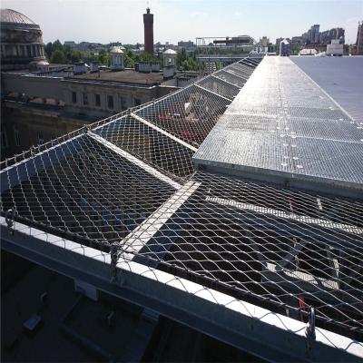 China Galvanized Wire Fall Protection Netting 316L Stainless Steel Net Safety for sale