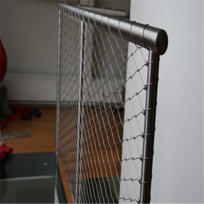 Cina il nero d'argento ampliato decorativo 2.0mm di Mesh Stair Railing AISI del metallo di 1.5mm in vendita