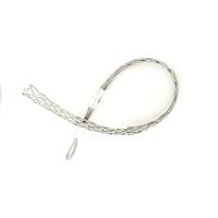China Rotating Eye Multi Weave Mesh Wire Puller Hoisting Grip Wire Mesh Grip for sale