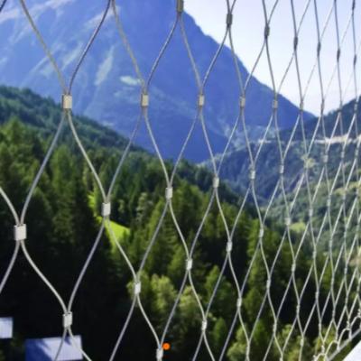 중국 현수교를 위한 5.0 밀리미터 304 스테인레스 강 맺은 로프 메쉬 판매용