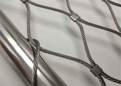 중국 7 Ｘ 7 60 급 스테인리스강 케이블 메쉬 주문 제작된 폭 분말 코팅 판매용