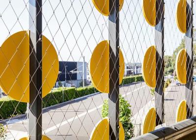 Cina Maglia flessibile 3.0mm architettonica su misura 25*25mm della corda della parete divisoria del rivestimento 2.5mm della parete in vendita