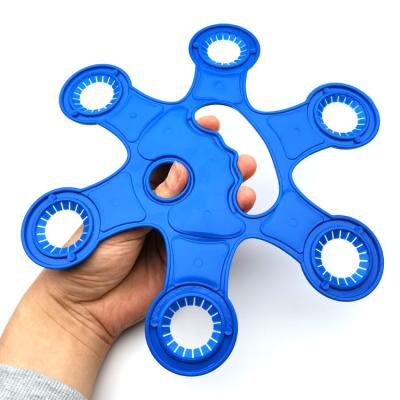 Cina US-HDH25X260 6 confezione porta bottiglia collo porta bottiglia di bevande in plastica manico 6 bottiglie Portare in vendita