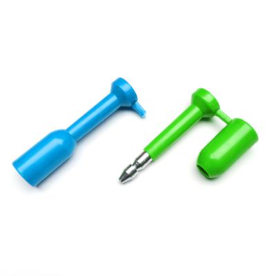 China ABS Plastic Bolt Seal White Unit Weight 53.49g for Security Container Customized Logo for sale