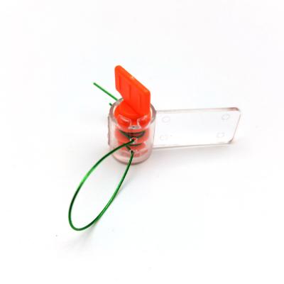 China Markable Area 22.5*13 mm Bar Code Plastic Twist Meter Seal Tag for Electric Meter for sale