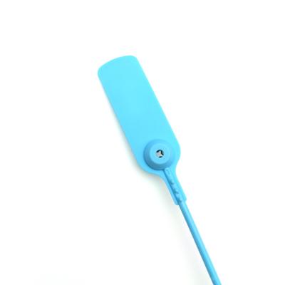 China Marking Area L 48*W 25 mm US-PS400R Indicative Security Truck Container Pull Tight Plastic Seal 400*25*6.4 mm for sale