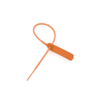 China Marking Area L 48*W 25 mm US-PS400R Indicative Security Truck Container Pull Tight Plastic Seal 400*25*6.4 mm for sale