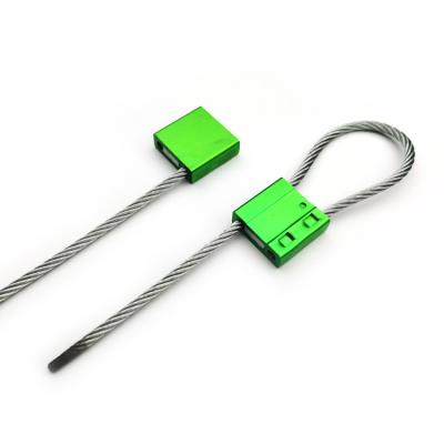 China US-CC402 High Security Customs Wire Cable Seal with Green Aluminium Alloy Reliability for sale