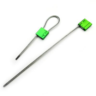 China US-CC402 High Security Customs Wire Cable Seal with Green Aluminium Alloy Reliability for sale