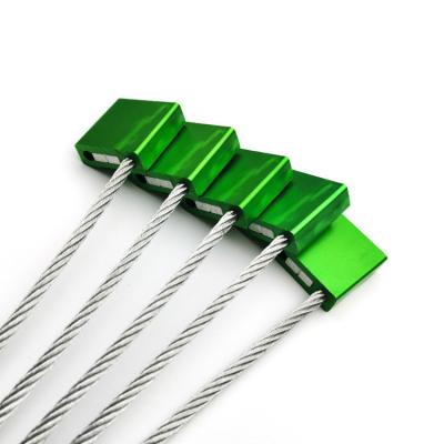 China US-CC402 High Security Customs Wire Cable Seal with Green Aluminium Alloy Reliability for sale