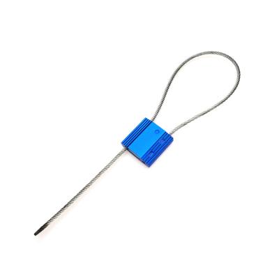 China Aluminium Security Cable Entry Seal Lock US-CC352 3.5mm Pull Tight Locking Mechanism for sale